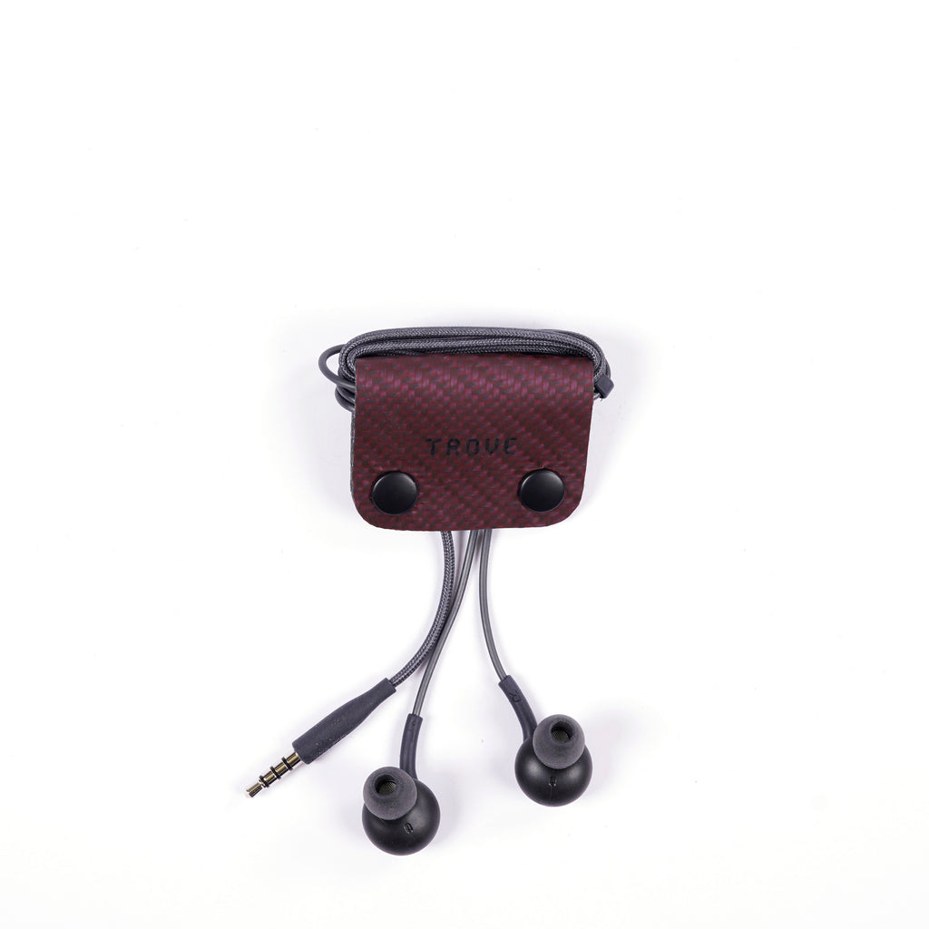 TROVE Cable Clip: Carbon Fibre Red – TROVE.CC
