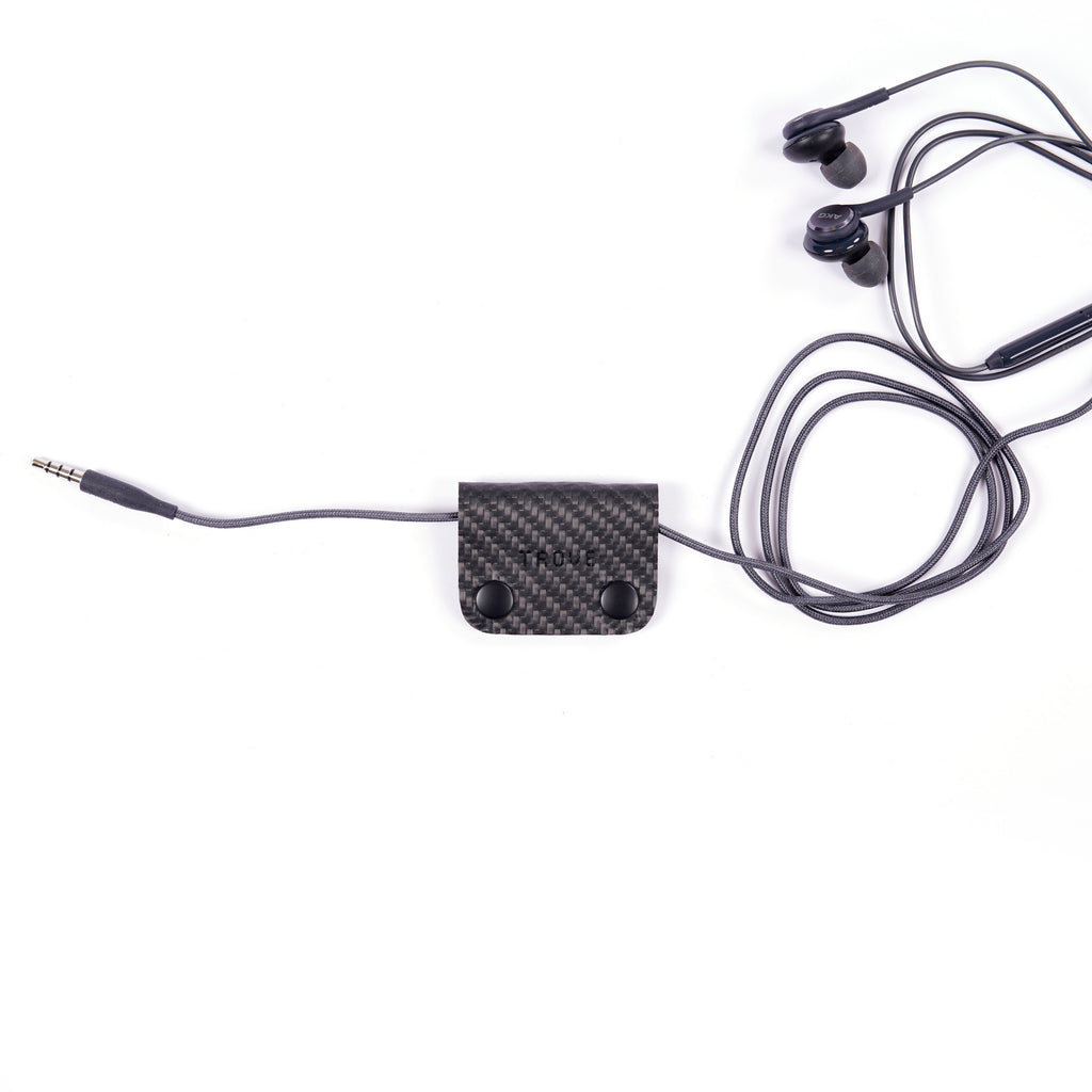 TROVE Cable Clip: Carbon Fibre Black – TROVE.CC